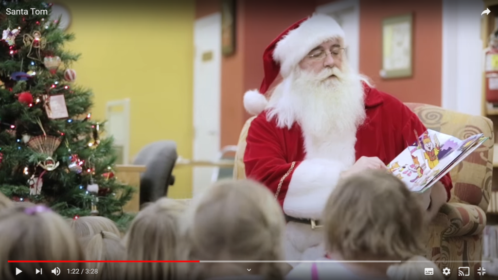 Virtual Visits – Santa Tom Kliner (Claus)